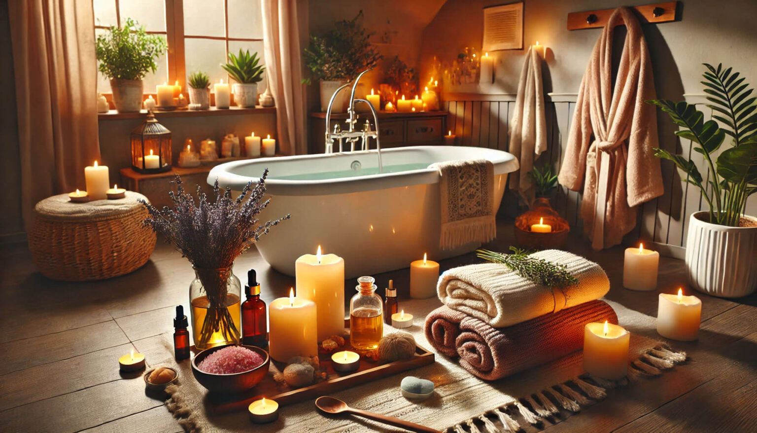 Elegantes Wellness Zu Hause Zu Zweit Bild